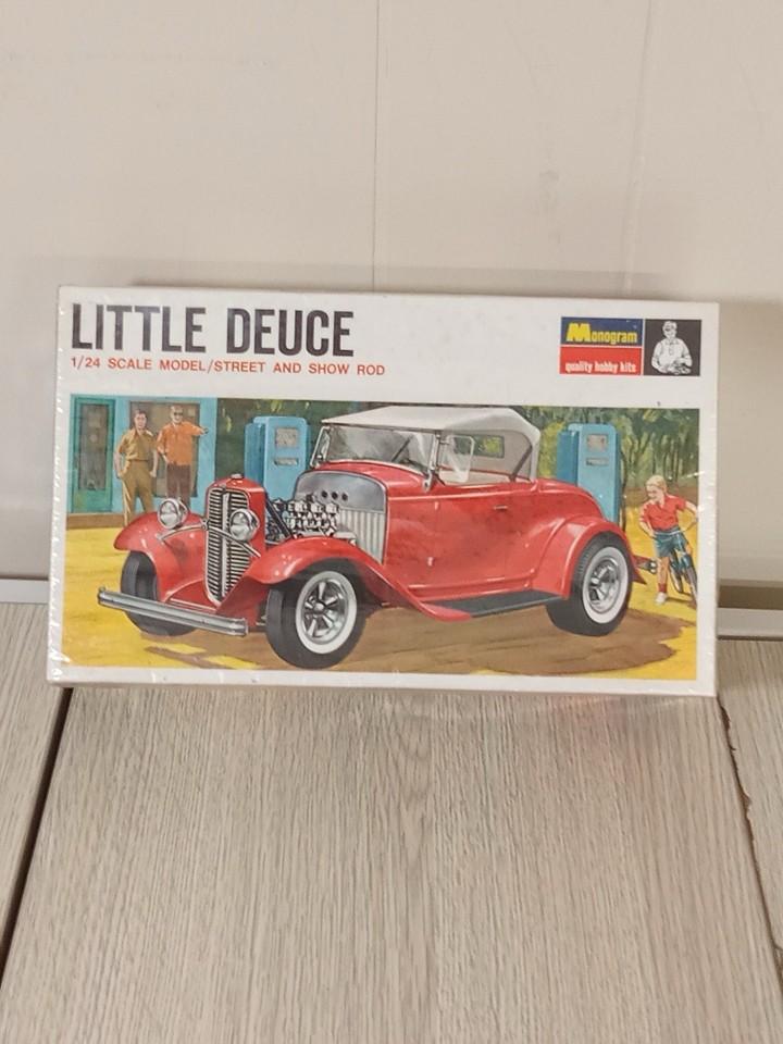 1966 Vintage MONOGRAM Model LITTLE DEUCE 1/24 Darryl Starbird Version # ...