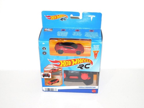2022 Hot Wheels RC Tesla Roadster 1/64 Remote Control Red Car Mattel ...