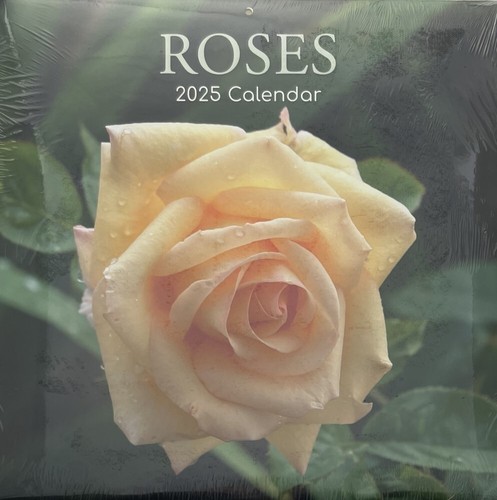 2025 Square Wall Calendar - ROSES | eBay