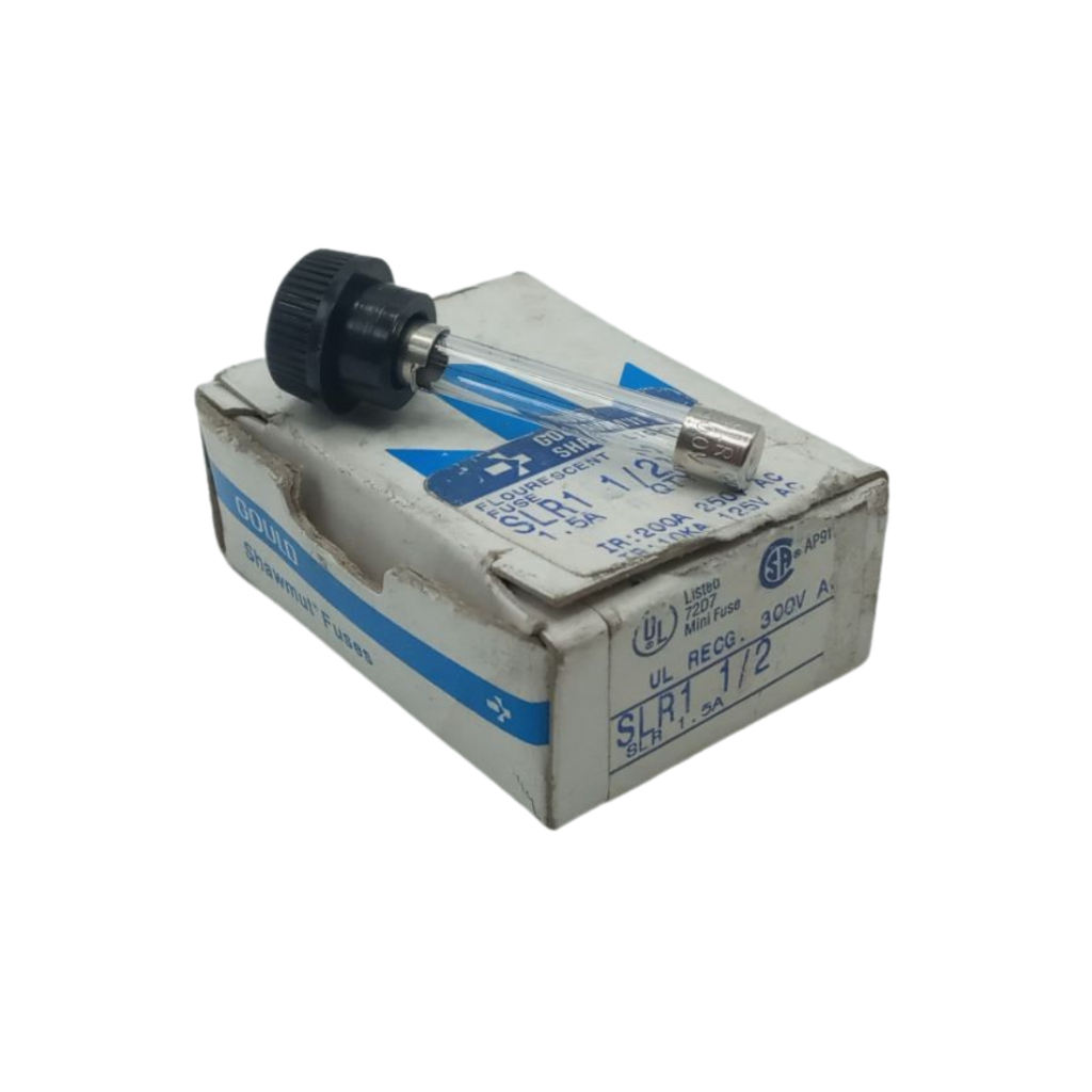 Gould Shawmut SLR1-1/2 Fluorescent Lighting Fuse 1.5A 300VAC - Pack of ...