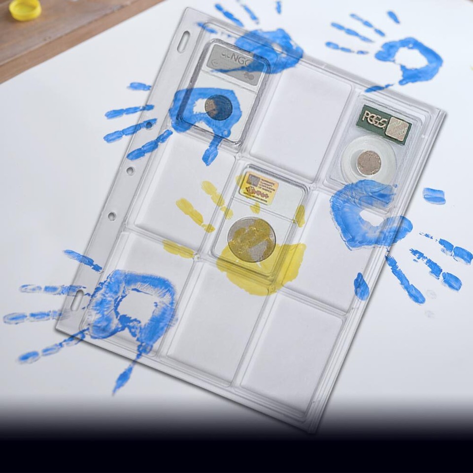 Certified Coin Pages Lighthouse Encap Graded Slab Album 2 Sheets NGC ...