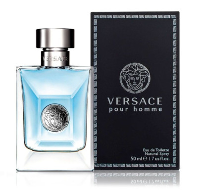 VERSACE PROFUMI VERSACE POUR HOMME EAU DE TOILETTE 50ml NATURAL SPRAY ...