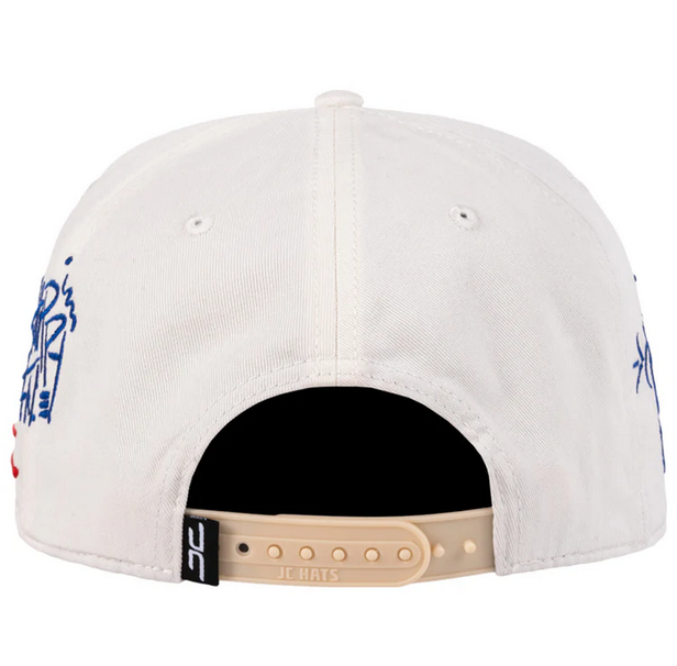 JC HATS BEIGE SNAPBACK HAPPY FACE 1825 BEIRED | eBay