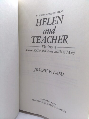 Helen And Teacher Joseph P Lash
