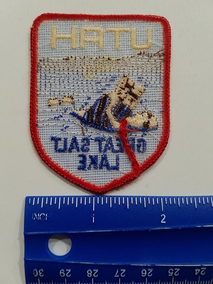 The Great Salt Lake Utah UT Souvenir Embroidered Travel Patch Badge | eBay