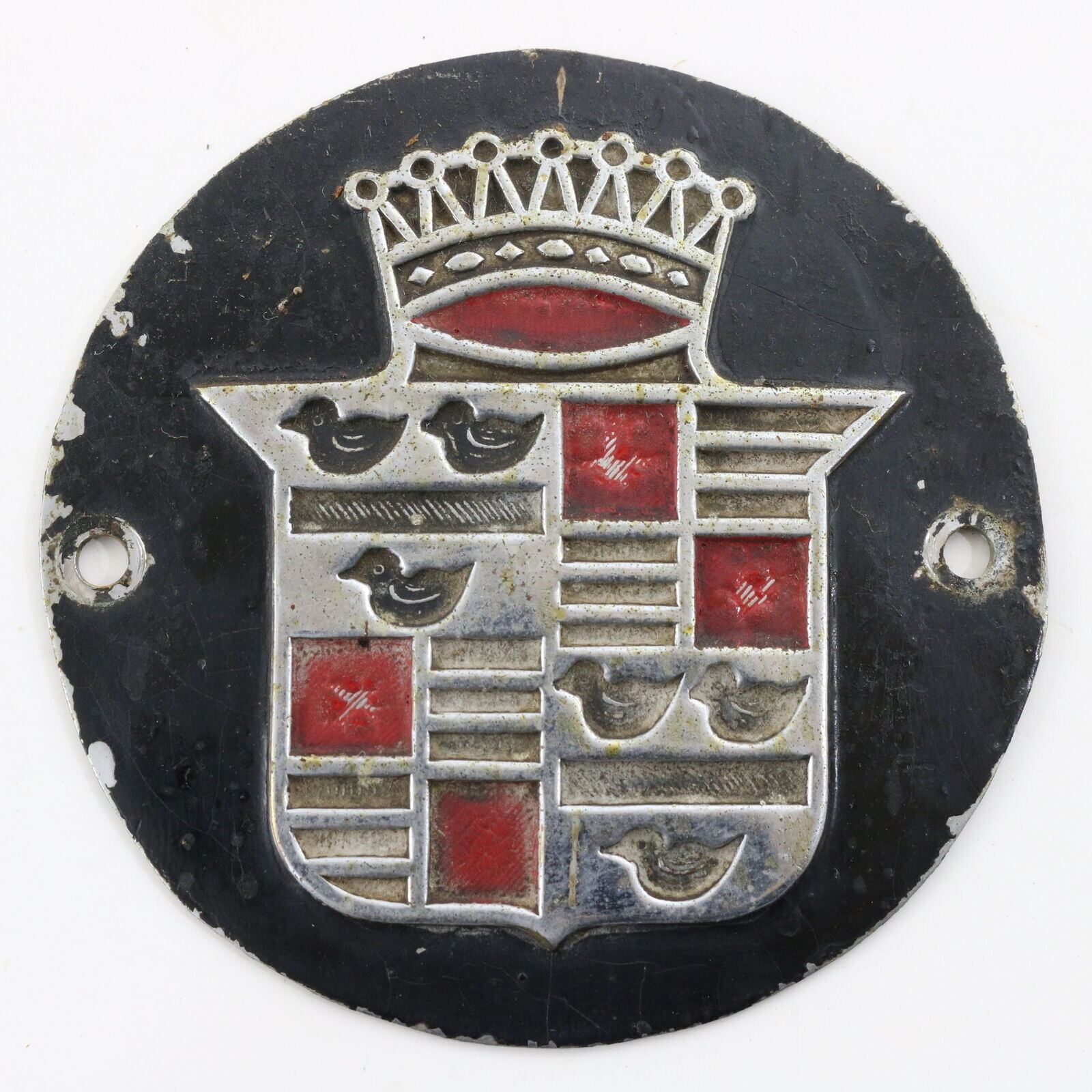 1920s 1930s Cadillac Shield Vintage Metal Automobile Emblem Badge 2.75 ...