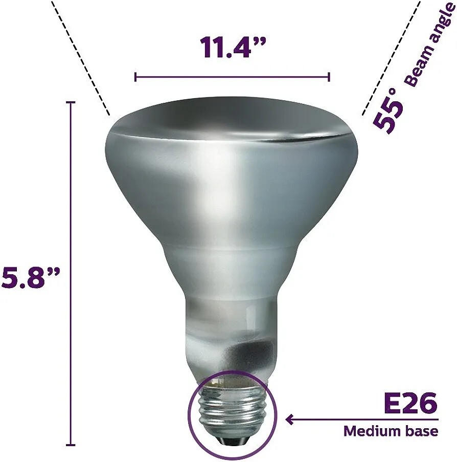Philips BR30 65W Flood Light Bulb -Case Of 12- White 46677225827 | eBay
