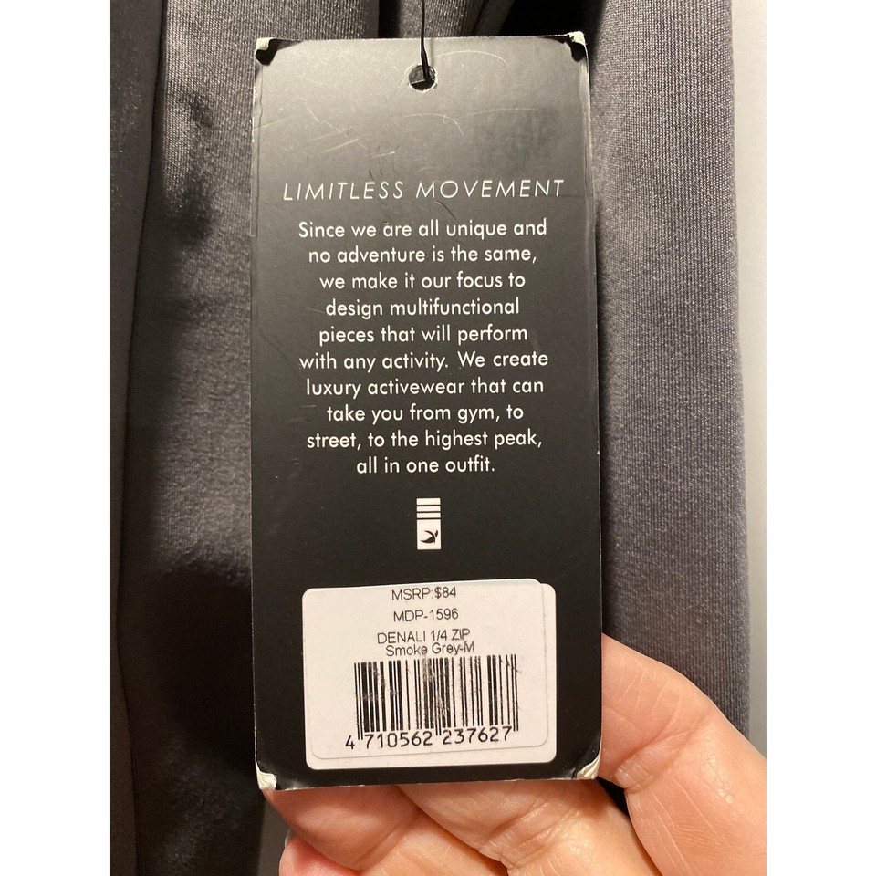 Glyder Denali Limitless Movement 1/4 Zip Pullover, Men's Size M, NEW Smoke Gray | eBay