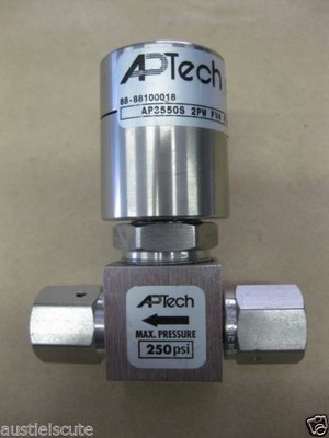 AP Tech Pneumatically Actuated Air Valve AP4550S Swagelok VCR 250PSI SS ...