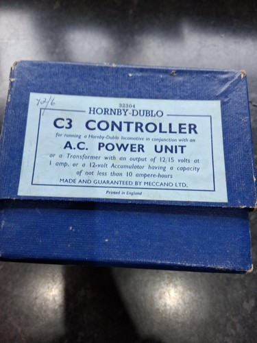*FREE POSTAGE * HORNBY DUBLO C3 CONTROLLER BOXED . VGC REF T5 | eBay UK