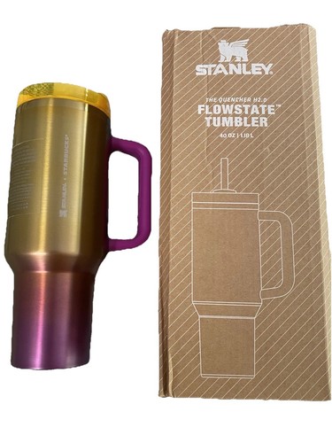 LIMITED EDITION Stanley x Starbucks 40oz Summer Sunset Gradient Gold ...
