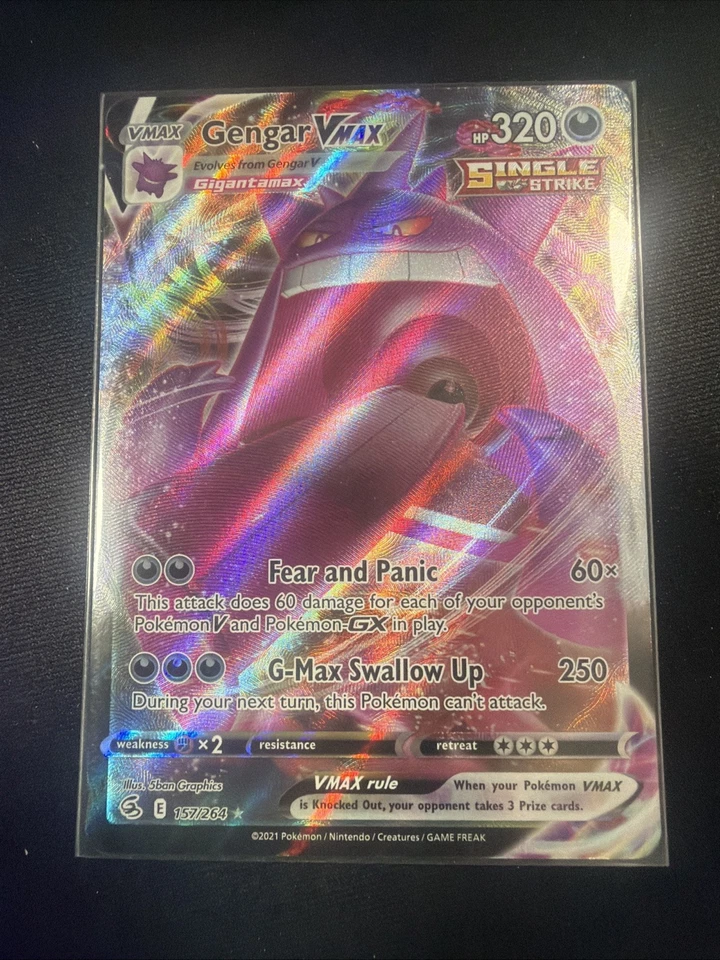 Gengar VMAX 157/264 Swsh08: Fusion Strike for sale | eBay