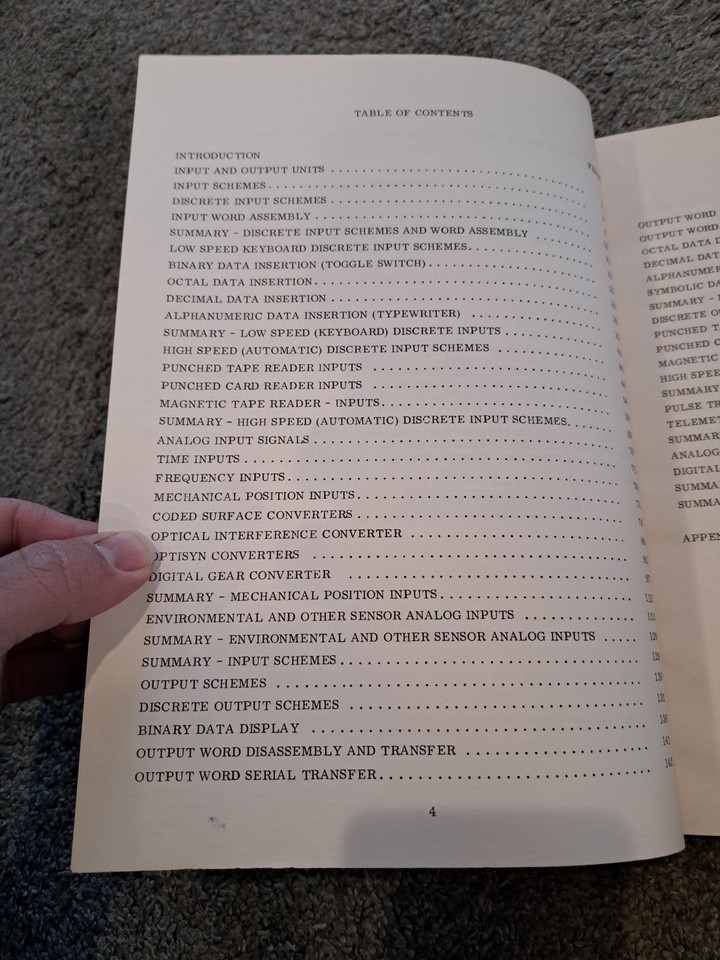 Delco Electronics Introduction to Input-Output Schemes Digital Computer ...