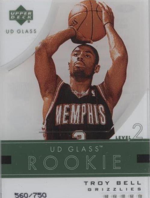 2003-04 UD Glass - Rookie Troy Bell #87 /750 (RC) for sale online | eBay