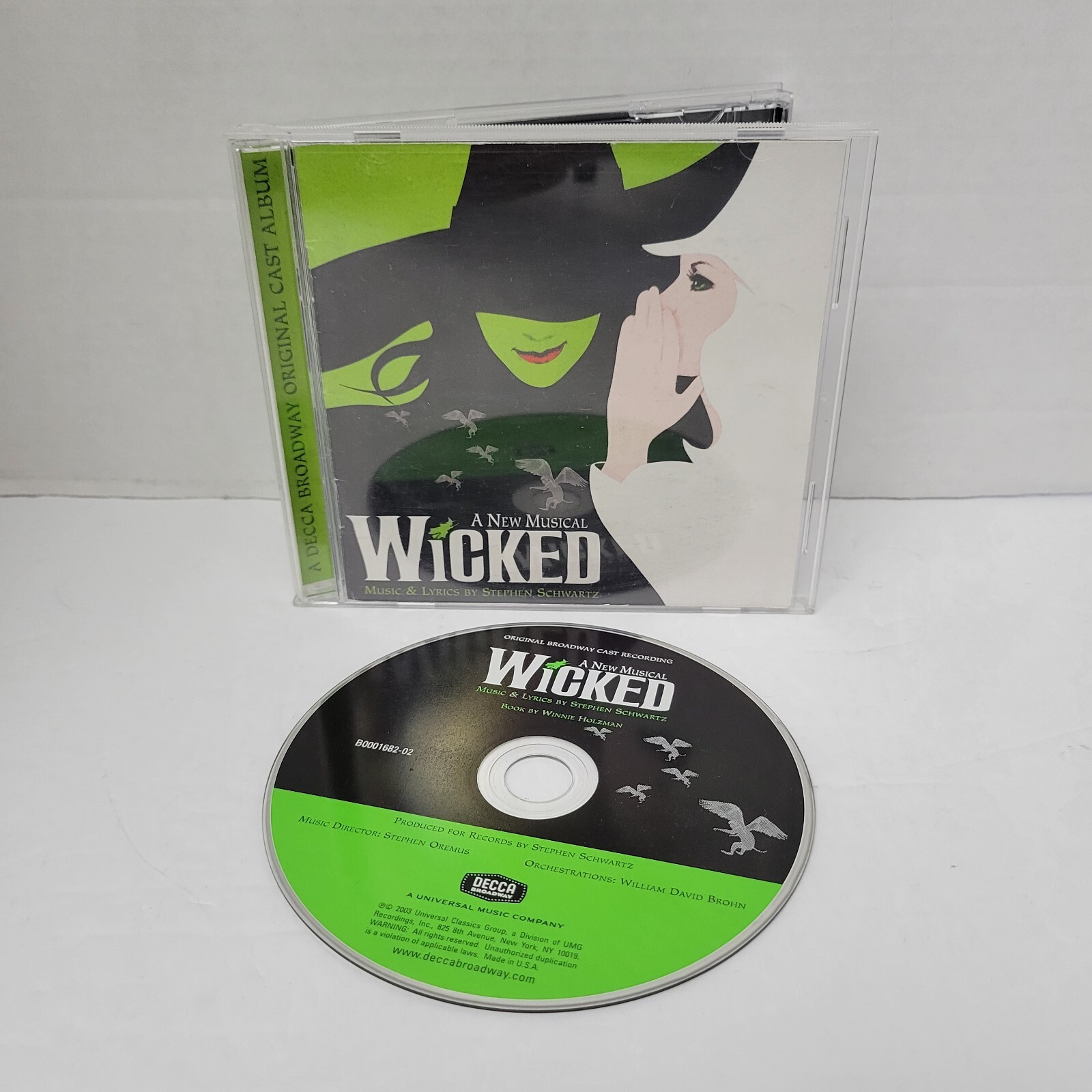 2003 Wicked A New Musical A Decca Broadway Original Cast CD ...