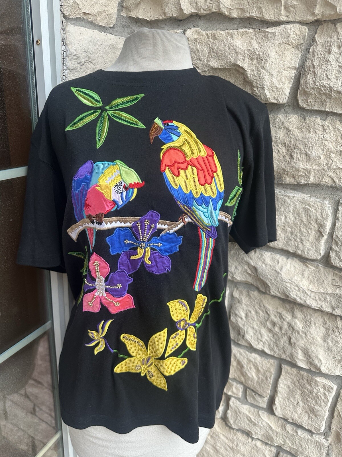 Vintage Victoria Harbour Dupe Tropical Colorful Sequi… - Gem