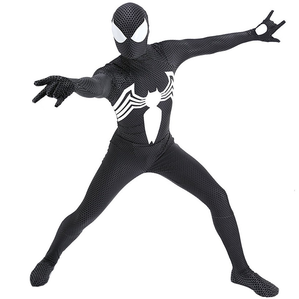 2021 Venom 2 Jumpsuit Symbiote Bodysuit Cosplay Costume Adult & Kids ...