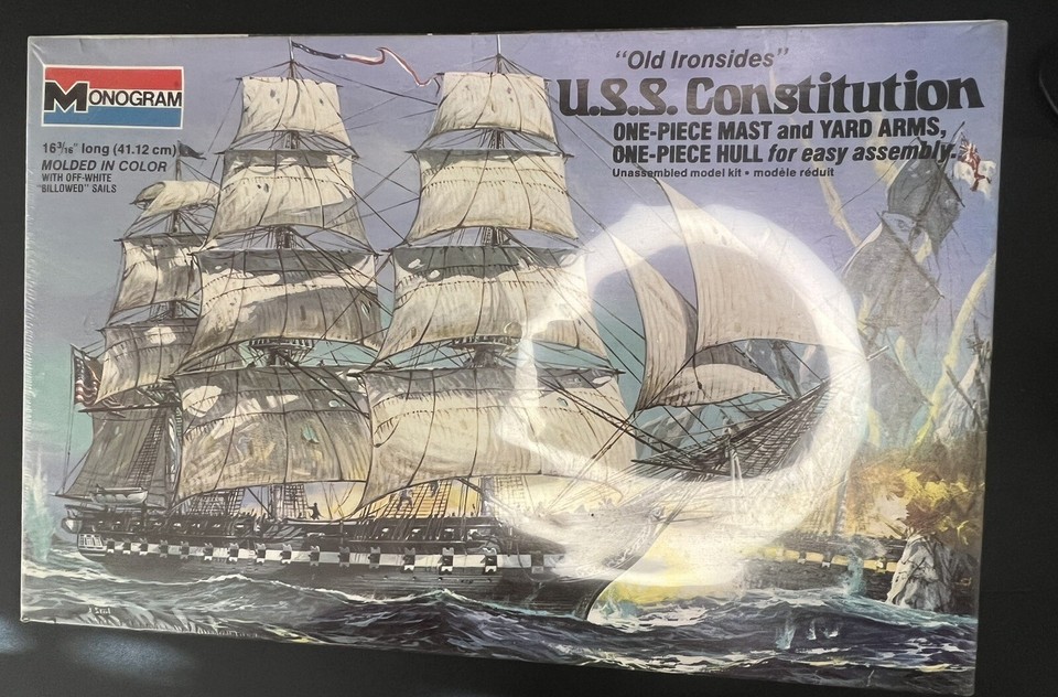 monogram model kits USS Constitition | eBay