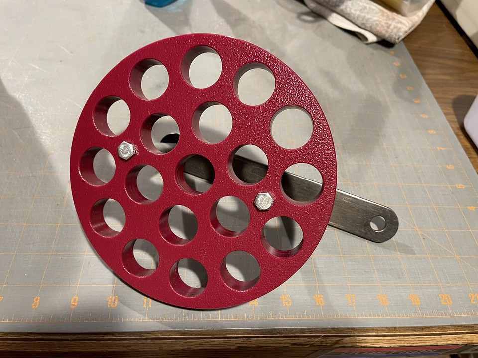 R8 Collet Rack Fits Bridgeport milling machine holds 19 collet no mods ...