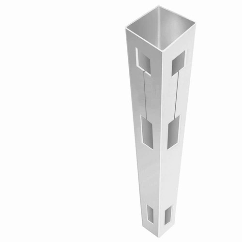 Barrette Corner Post 5"x5" White Vinyl Fence Standing Square Ornamental ...