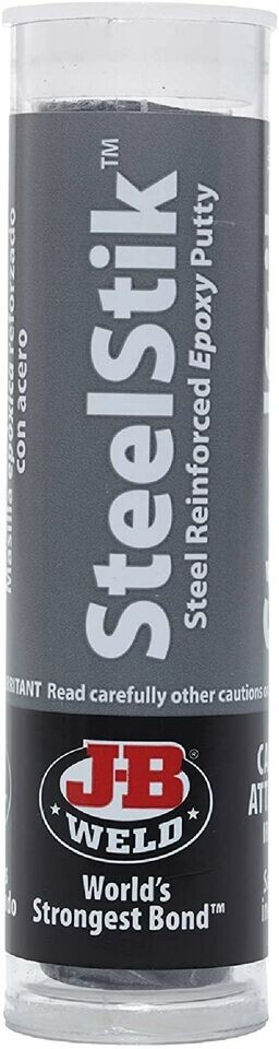 JB WELD STEELSTIK Steel Reinforced Epoxy Putty Stick (2oz) | eBay