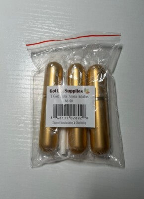 Essential Oil Gold Aroma Inhalers | eBay