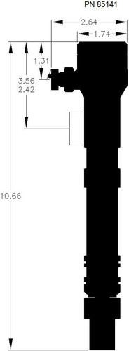NEW MSD CAM SYNC PLUG,BLACK & SILVER,HALL EFFECT SENSOR,CHEVY SMALL ...
