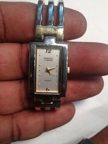 Nice Ladies Gruen Embassy Quartz Analog Watch | eBay