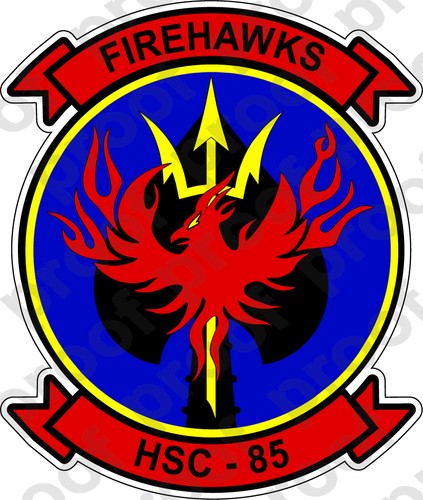 STICKER USN HSC 85 FIREHAWKS | eBay