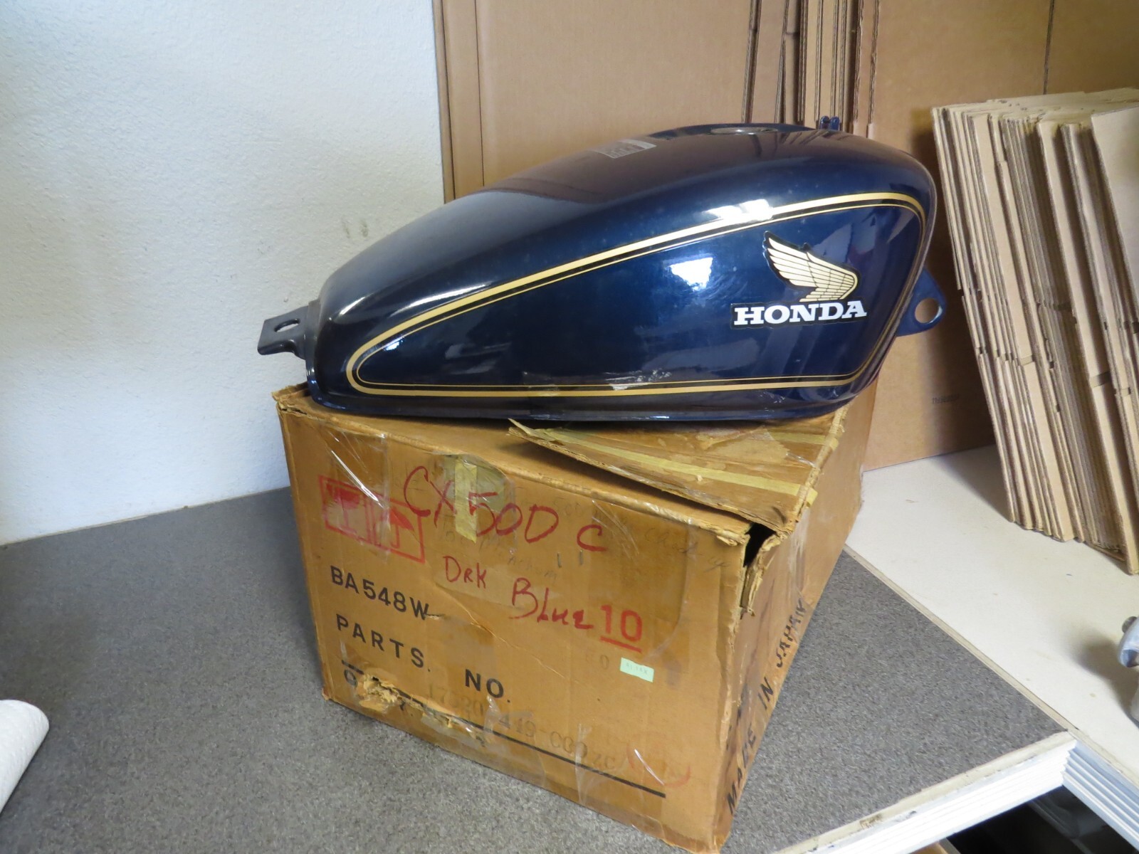 NOS Honda OEM Fuel Gas Tank 1979 CX500 17520-449-000ZC | eBay