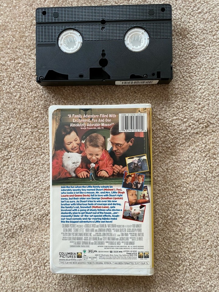 Stuart Little (VHS, 2000, Clamshell) 43396052154| eBay