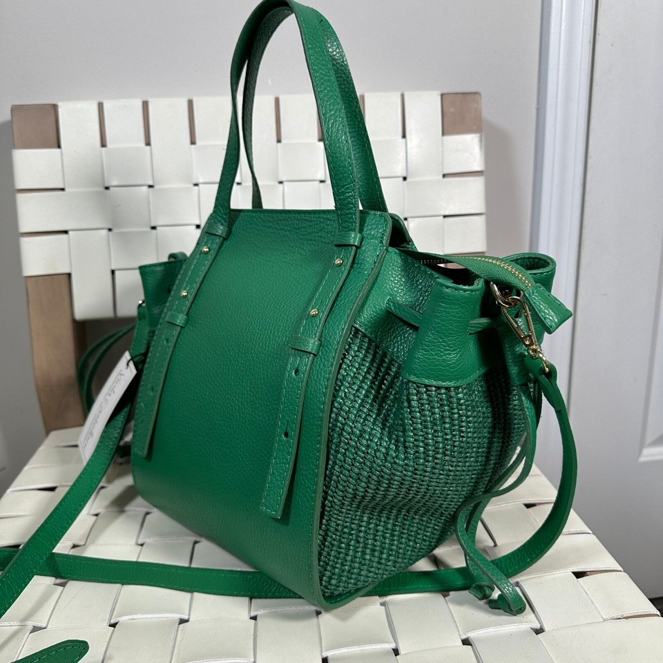 NWT VIOLA CASTELLANI MILANO Leather Handbag Shoulder Tote Crossbody ...