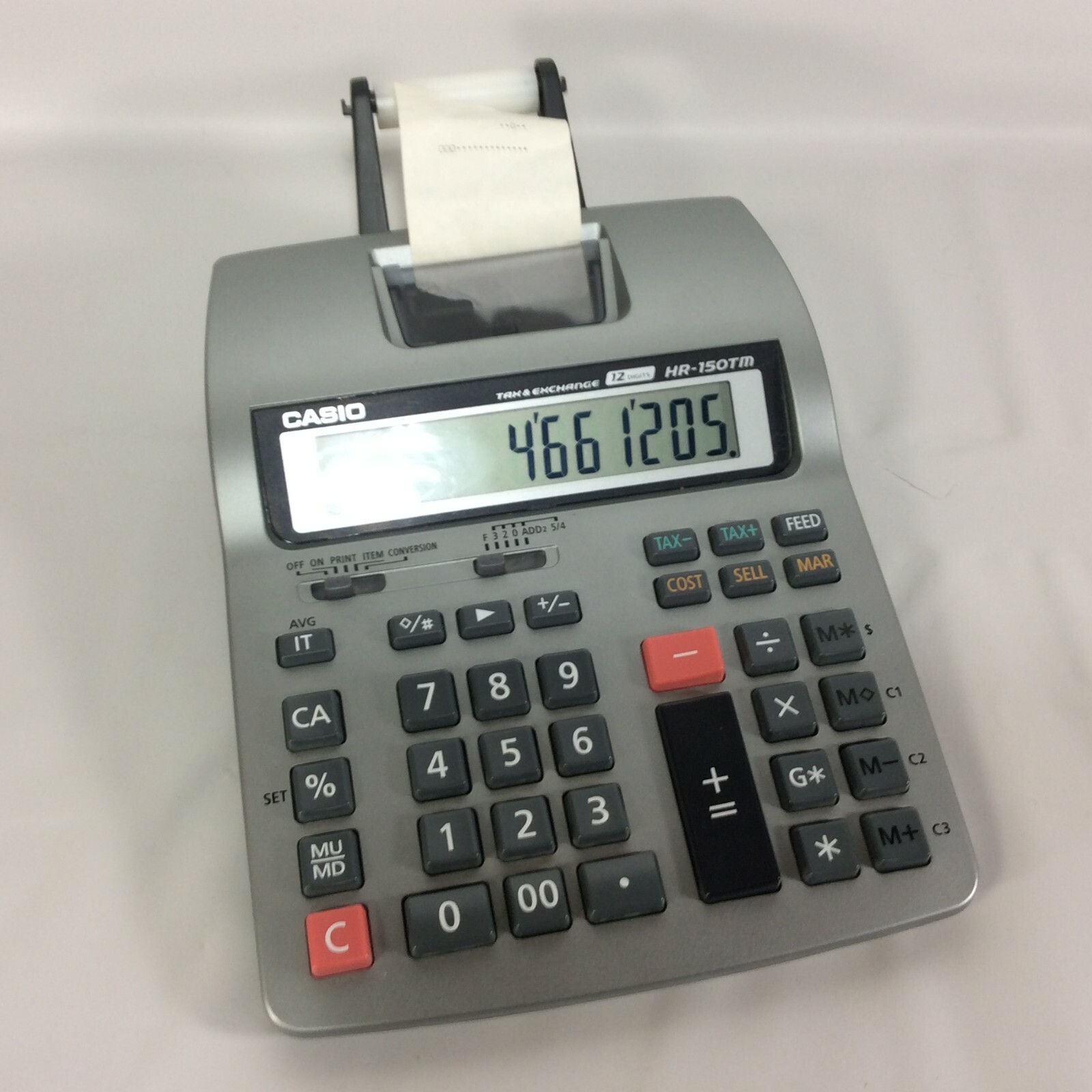 Casio HR150TM Printing Calculator for sale online | eBay