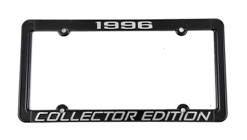 1996 CORVETTE COLLECTOR EDITION LOGO LICENSE PLATE FRAME | eBay