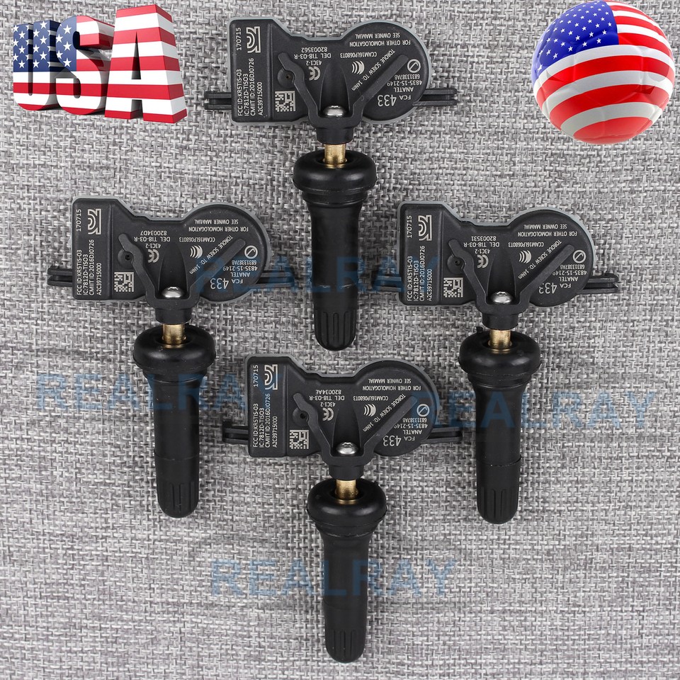 4PCS New 68105280AF TIRE PRESSURE SENSOR TPMS for 2013-2016 DODGE Dart ...