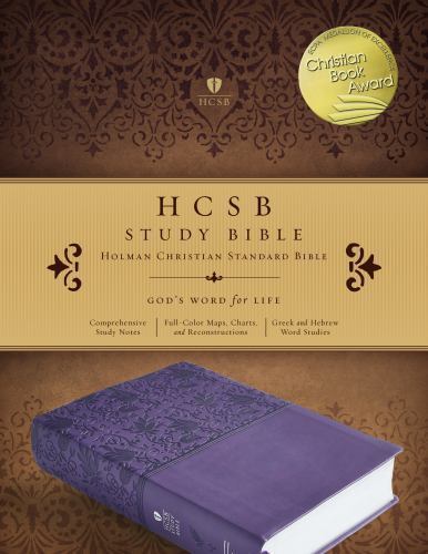HCSB Study Bible, Purple LeatherTouch, Indexed by The HCSB Translation ...