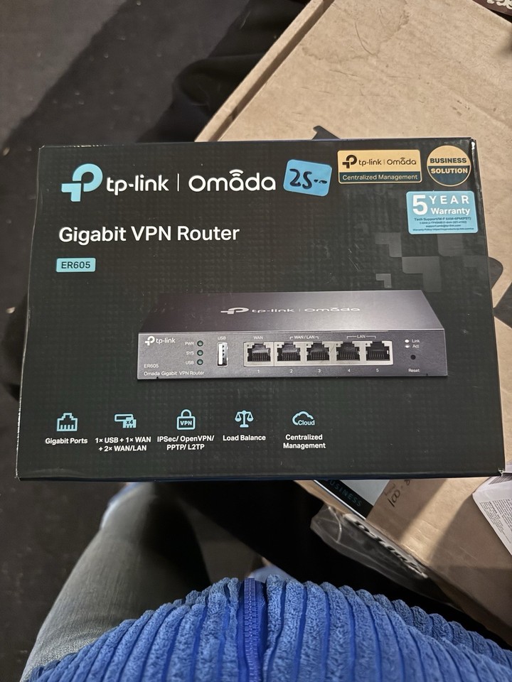 TP-link SafeStream Gigabit Multi-WAN VPN Router TL-R605 | eBay