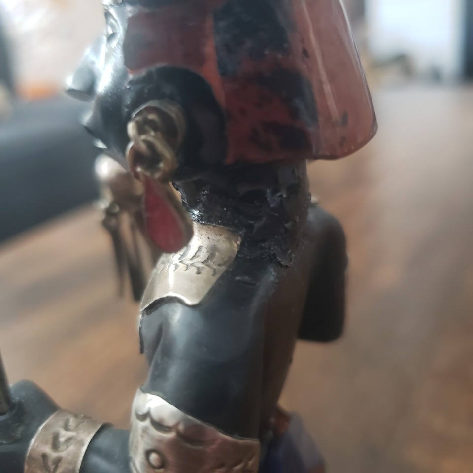 Aztecan/Mayan Warrior Blackstone Figurine | eBay UK