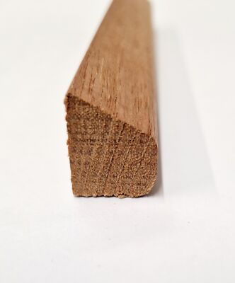 18x15mm Wedge Bevel Wooden Hardwood Sapele Bead Beading Timber Window ...