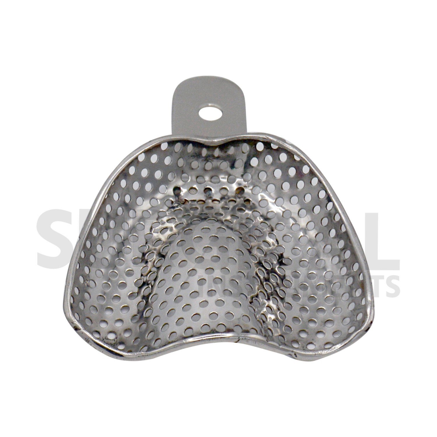 8 Pcs Metal Impression Trays Set Kit Perfo 4 Upper & 4 Lower Dental ...