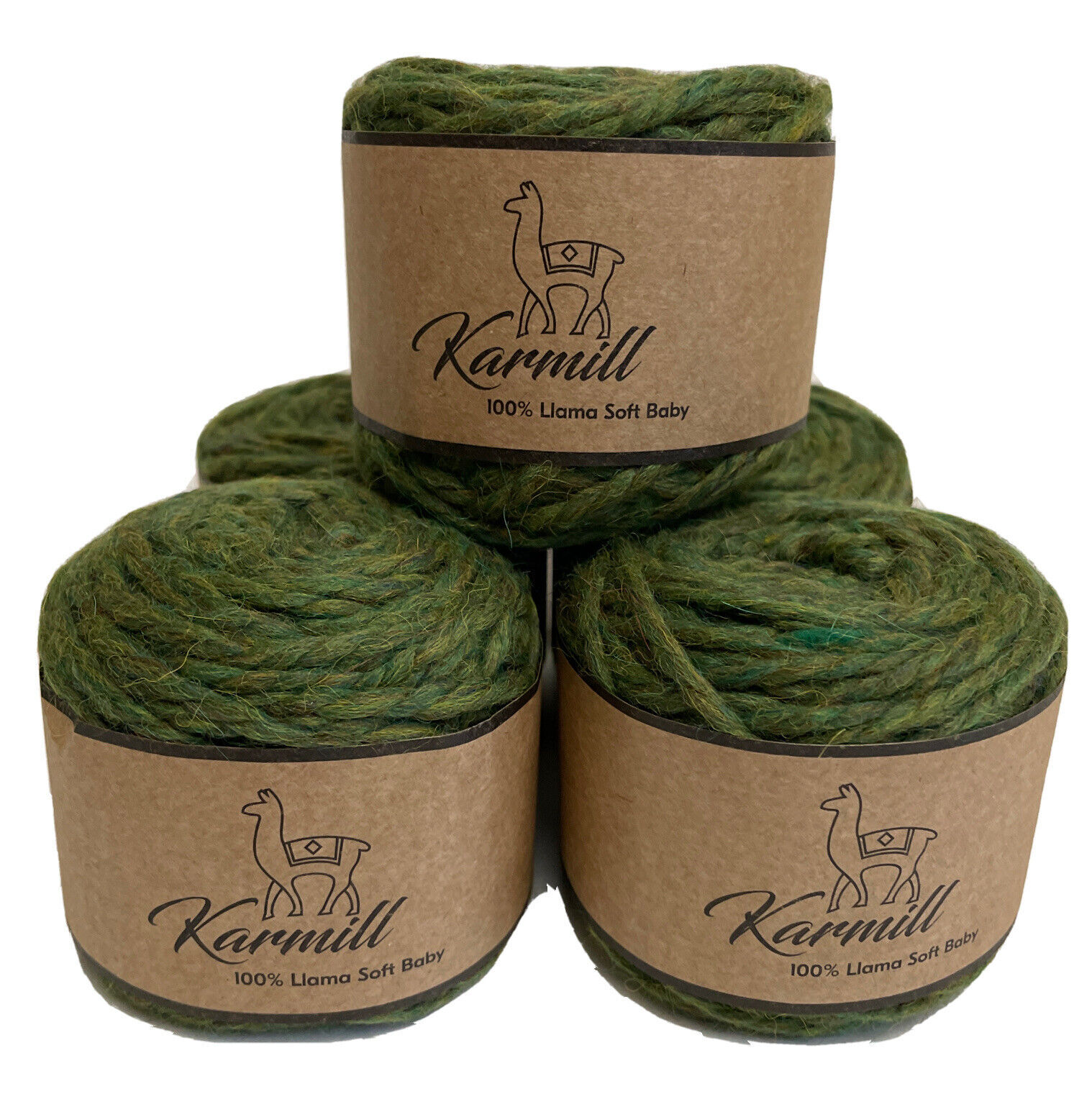 Llama Wool 100% Llama Soft Baby Bulky Tubular Yarn Lot-5 Skeins ...