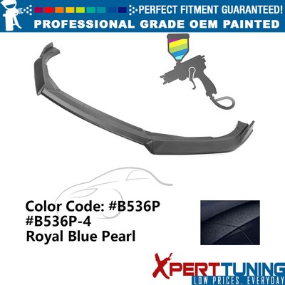 Fits 18-21 Honda Accord IKON V3 Sedan Front Lip PP #B536P Royal Blue ...