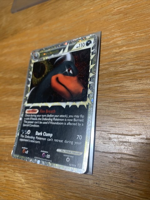 Pokémon TCG Houndoom Prime HS-Undaunted 82/90 Holo Holo Rare Prime for ...