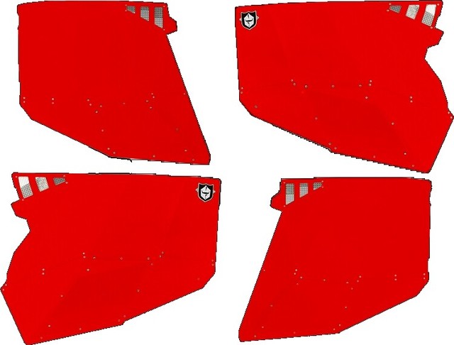 Pro Armor - P144228RD-293 - Stealth Doors, Red for sale online | eBay