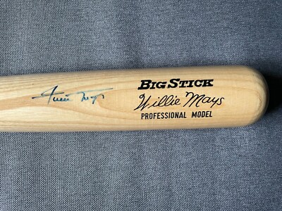 Willie Mays Signed Auto Autograph Full Size Baseball Bat JSA Authentic ...