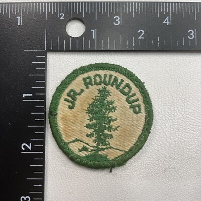Vintage Dirty Junior Round-Up JR. ROUNDUP Patch (Girl Scouts ?) 11WM | eBay