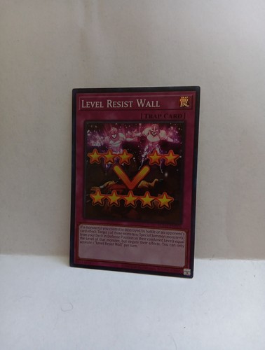 Yugioh! Level Resist Wall - EGO1-EN005 - Super Rare - Unlimited Near ...