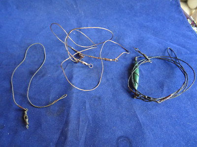 A VERY FINE SOFT GIMP FISHING TACE AND 2 OTHER FINE PIKE FISHING LURE ...