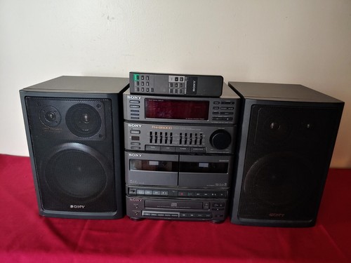 Sony FH-B50CD - HCD-H50 Compact Hi Fi System Tape CD Radio Remote ...