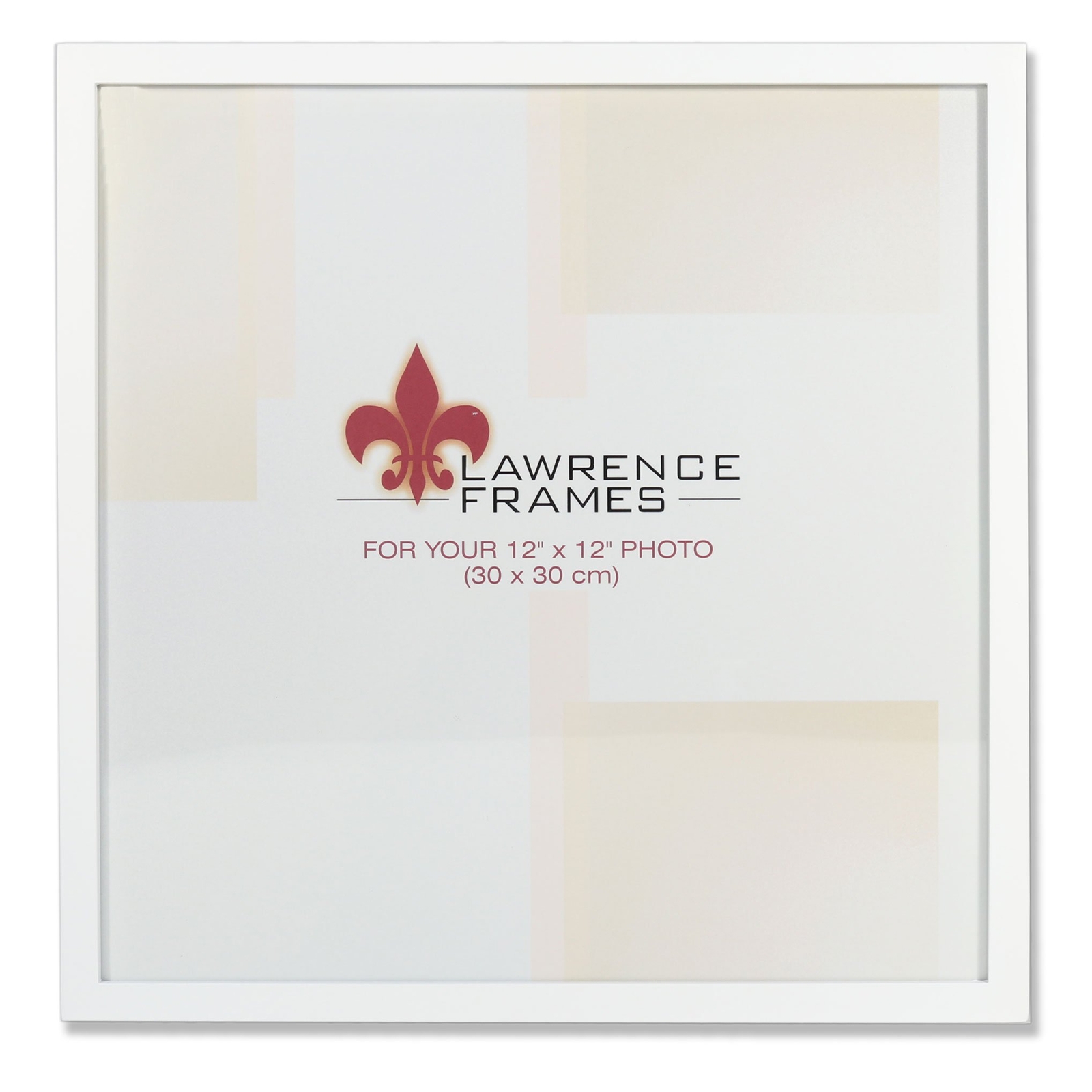 Lawrence Frames 12 x 12-Inch Studio Wood White Picture Frame (755812 ...